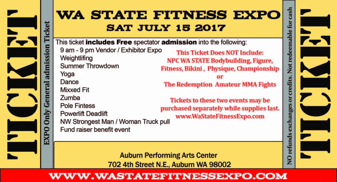 EXPO_Ticket – WA State Bodybuilding